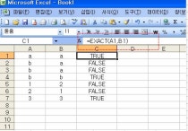[엑셀] 셀 비교 함수 - EXACT(A1,B1) : 네이버 블로그