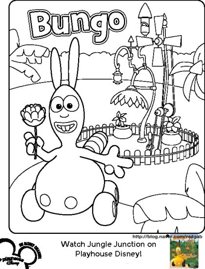 Jungle Junction Coloring Pages