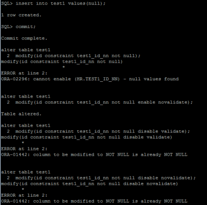 Oracle Alter Table Modify Column Not Null Novalidate | Cabinets Matttroy