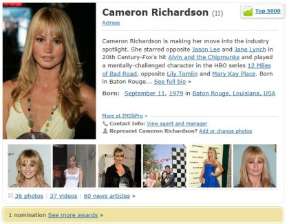 Cameron Richardson Huis