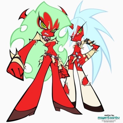 Scanty And Kneesocks Base