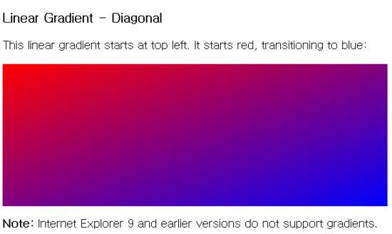 CSS3]Linear Gradients; 선형, 대각선 그라디언트 : 네이버 블로그