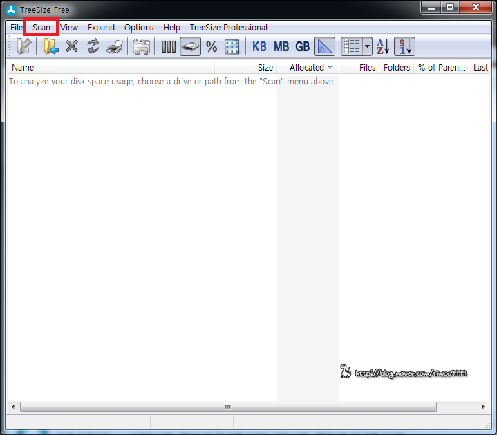 디스크 큰 파일 찾기 (TreeSize Free) : 네이버 블로그