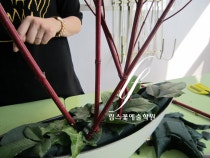 [독일플로리스트]포멀리니어교차디자인/formal linear/formal linear design/독일플로리스트과정/림스꽃예술 ...
