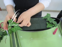 [독일플로리스트]포멀리니어교차디자인/formal linear/formal linear design/독일플로리스트과정/림스꽃예술 ...