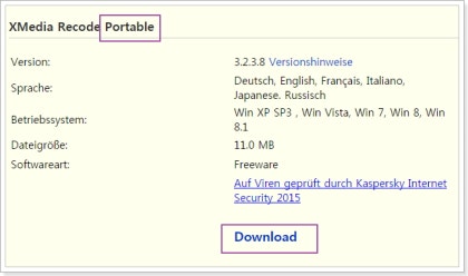 Xmedia Recode Portable Download