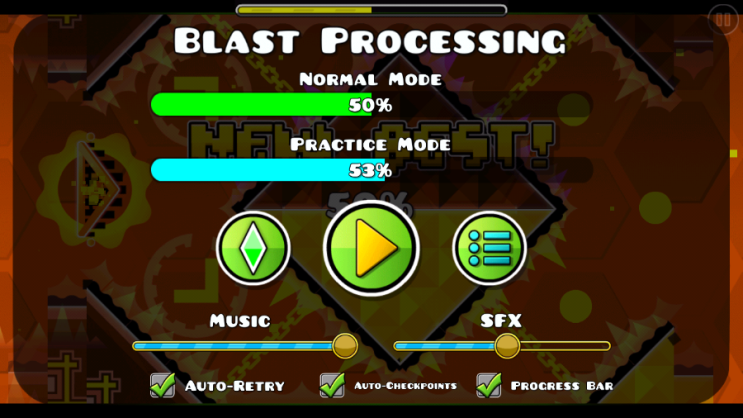 Blast Processing 도 재미있게 할 만 합니다. _Geometry Dash : 네이버 블로그