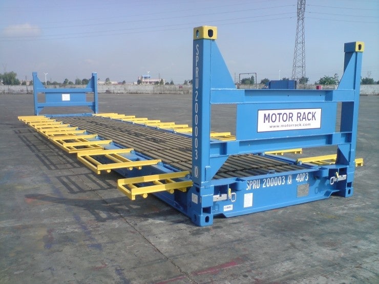 자동차 전용 운송 컨테이너 - Trans Rak & Motor Rack : 네이버 블로그