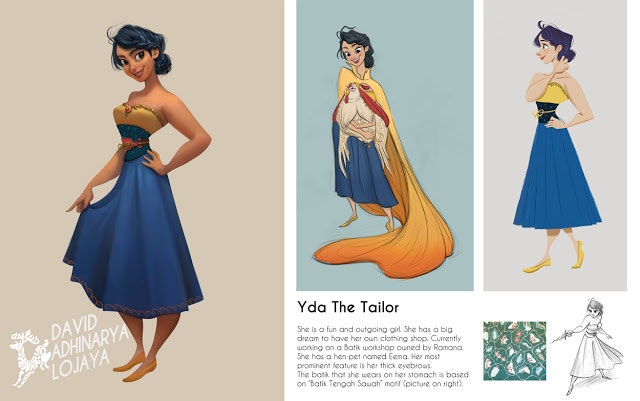 동화와 실사의 묘~한 경계선 일러스트레이터 David Adhinarya Lojaya : 네이버 블로그