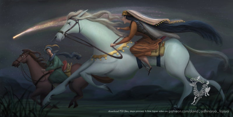 동화와 실사의 묘~한 경계선 일러스트레이터 David Adhinarya Lojaya : 네이버 블로그