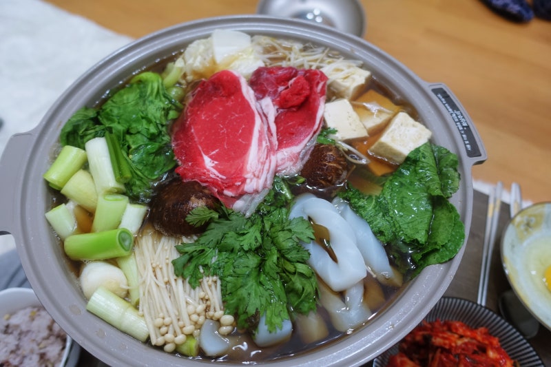 일본식 샤브샤브일본 대표 나베요리 스키야키스키야끼 만들기 진짜맛있따 네이버 블로그