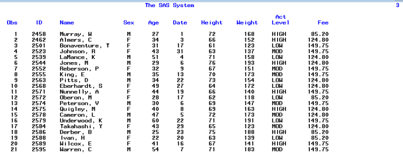 SAS 시스템 옵션 PAGENO/FIRSTOBS 등 : 네이버 블로그