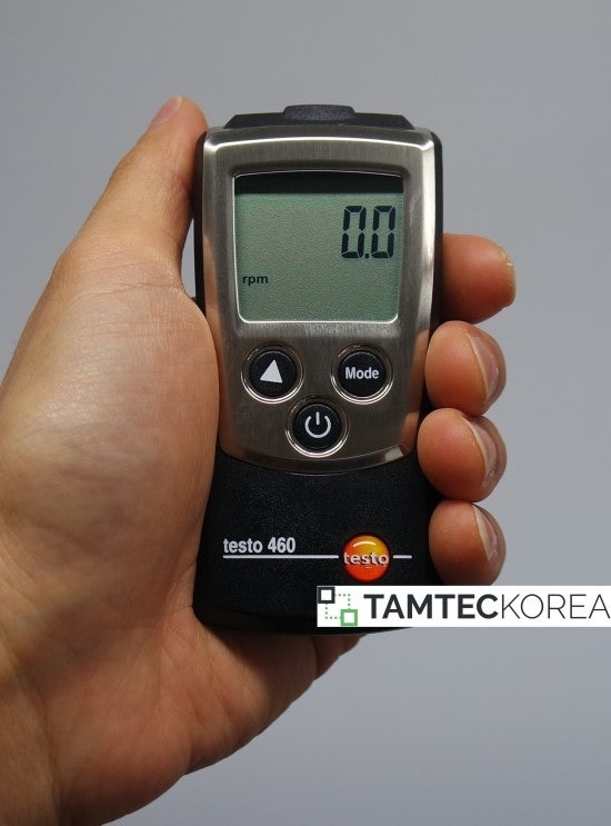 testo 460 회전계, 비접촉식 회전계, 레이저 회전계, 타코메타, RPM측정기, 테스토 460, testo, 테스토, 반사 ...