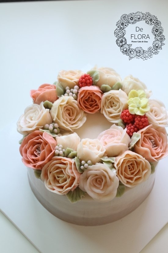 [Flowercake] Lovely peach peony cake/디플로라/플라워케이크 : 네이버 블로그