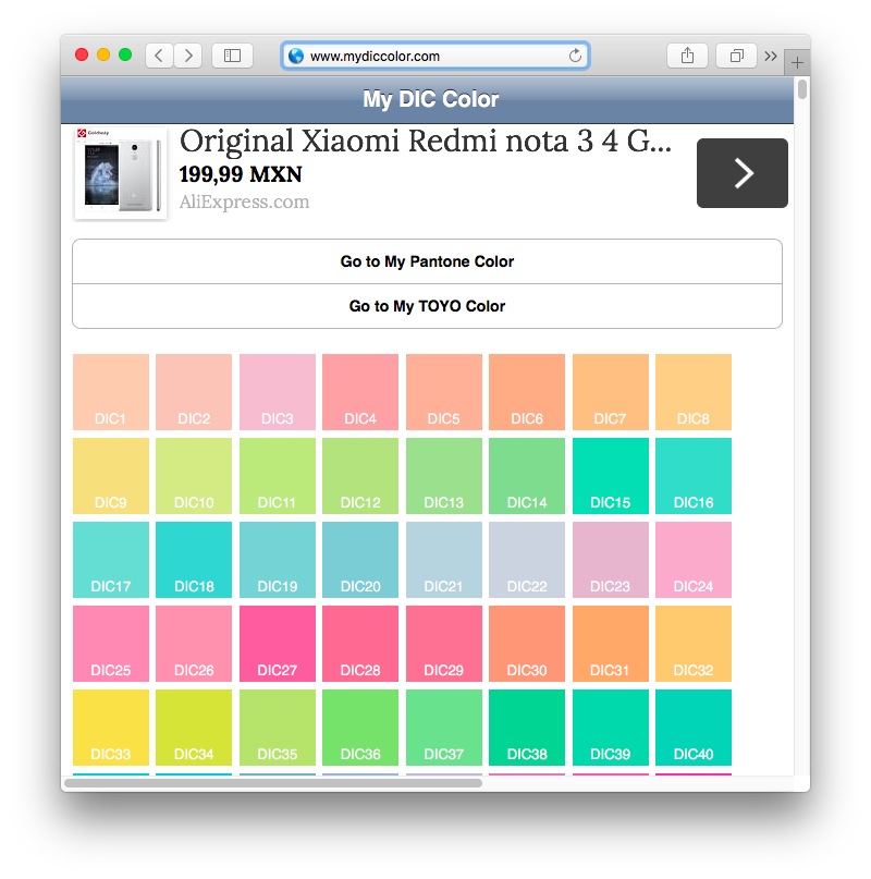 팬톤 & DIC 컬러의 CMYK 수치를 간편하게 확인할 수 있는 웹사이트 : 네이버 블로그