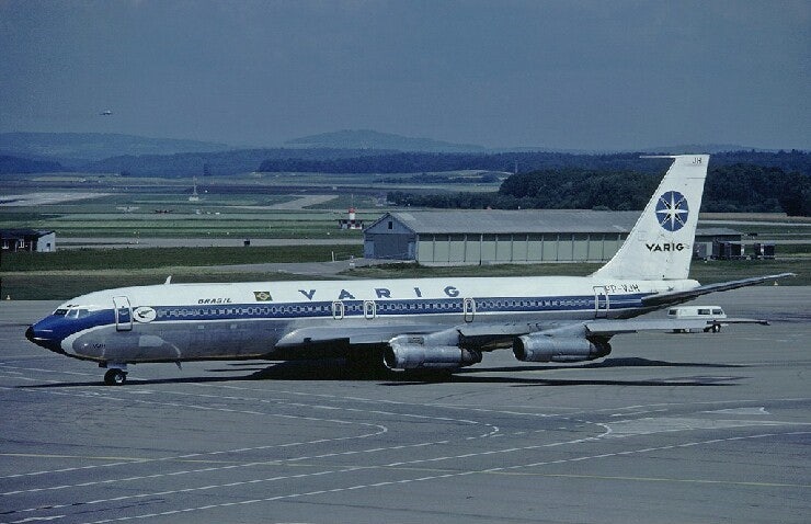 Varig Boeing 707-320 종이 모형 전개도 : 네이버 블로그