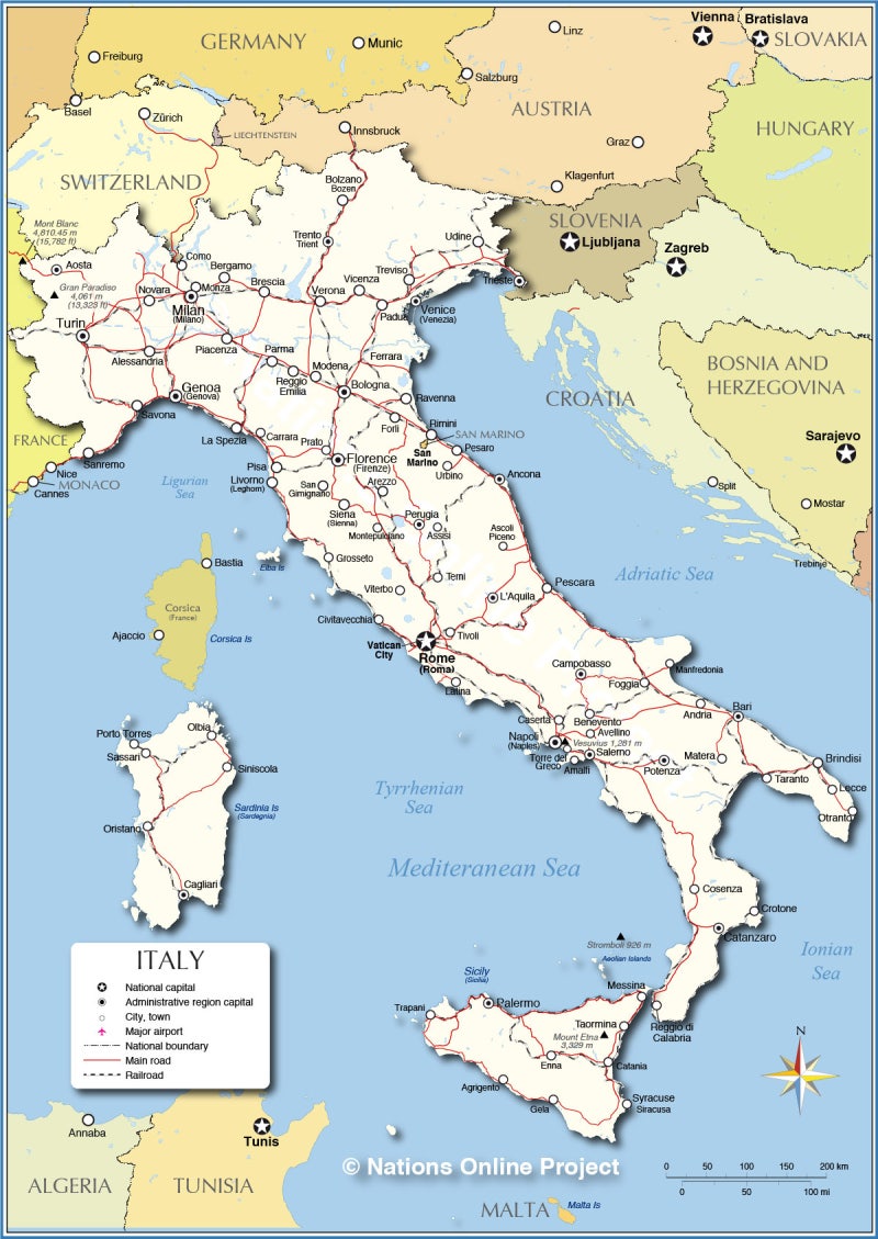 이탈리아지도italy Map 여행코스 이탈리아 철도노선 와인 행정구역 시실리지도 네이버 블로그