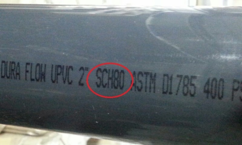SCH 80 ~Schedule Number; Sch. No : 네이버 블로그