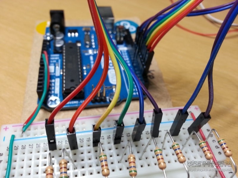 아두이노 우노arduino Uno 7 세그먼트 Led로 간단한 실험 네이버 블로그