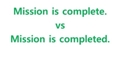 mission complete or completed