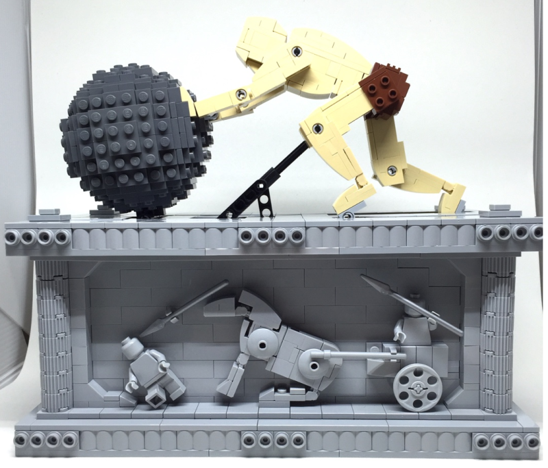 [레고Review] LEGO Set MOC-4240 - Sisyphus Kinetic Sculpture (시지프스의 돌 ...