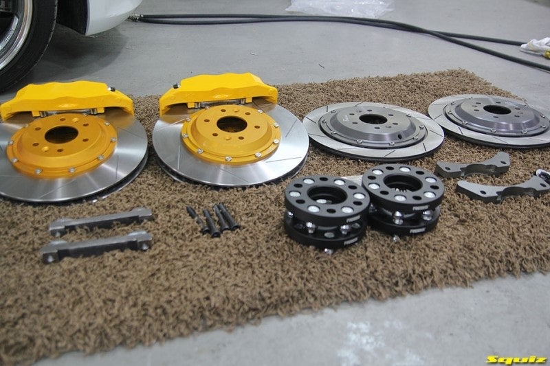 모하비튜닝 메간레이싱 Mr 3 일체형서스펜션 랩스rebs플로팅 만도4p 브레이크 리어확장디스크 업그레이드 작업 네이버 블로그