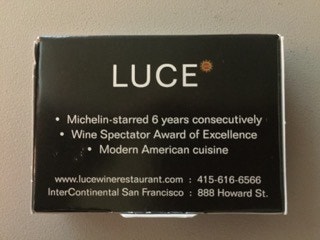 루체 @ 샌프란시스코 인터컨티넨탈, Luce @ San Francisco Intercontinental : 네이버 블로그