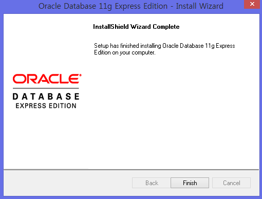 오라클 11g Express Edition 설치하기 : 네이버 블로그