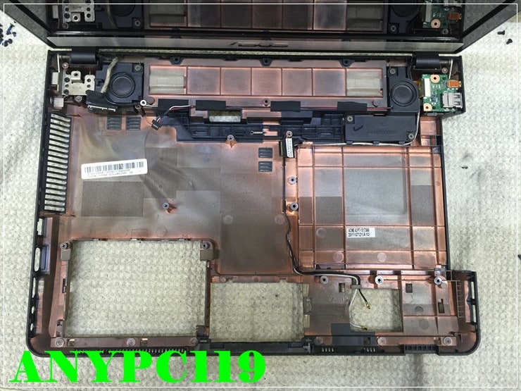 아수스 노트북 수리. ASUS N45S 충전불량 DC잭 충전단자 교체 : 네이버 블로그