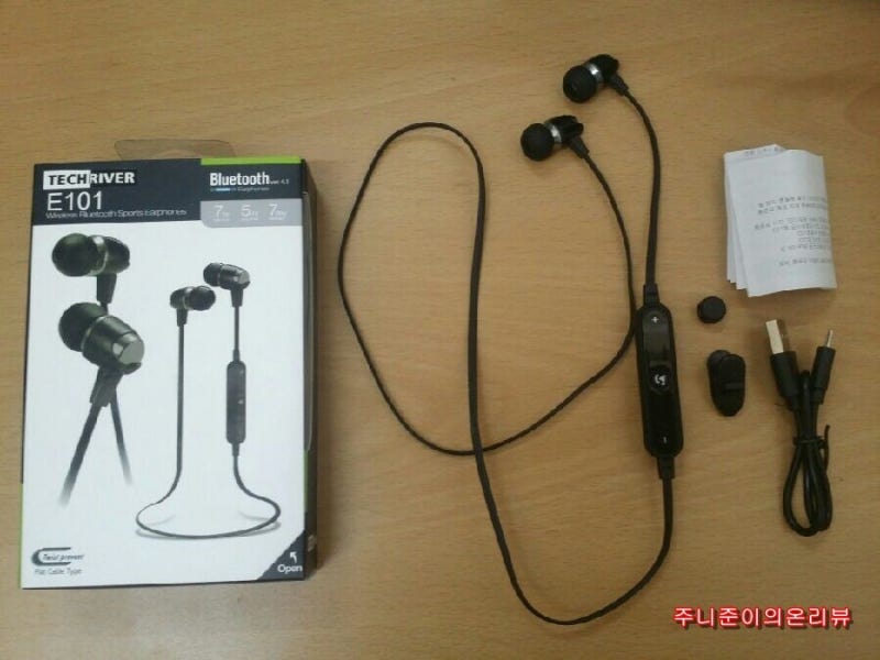 [가성비 좋다] 테크리버 TR-E101 블루투스 이어폰 : 네이버 블로그