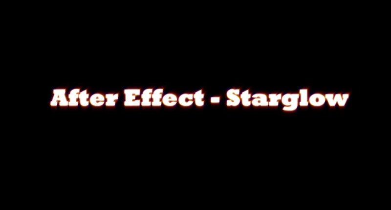 에프터이펙트_trapcode starglow effect 적용 : 네이버 블로그