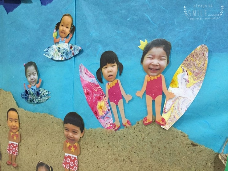 환경판 미소쌤 여름환경판aloha~ ️ 네이버 블로그