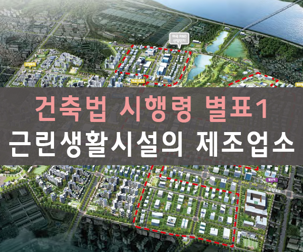 건축법 시행령 제2종 근린생활시설의 제조업소 네이버 블로그