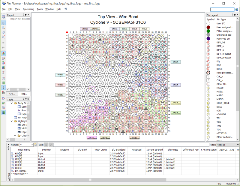 Altera FPGA 보드 튜토리얼 - Quartus pin설정 : 네이버 블로그