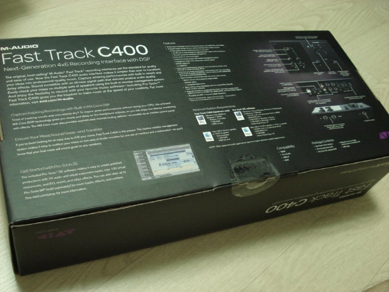 오디오 인터페이스 : M-AUDIO Fast Track C400 개봉기 : 네이버 블로그
