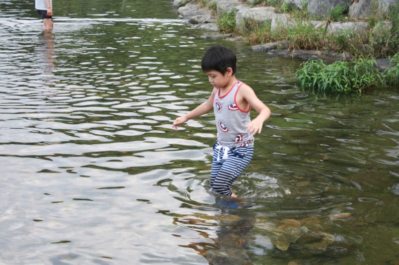 대전 물놀이 캠핑할수 있는 도심속 냇가 In 낭월동 초지공원 네이버 블로그