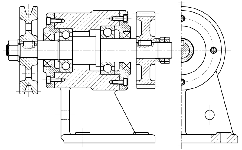 토이즈코리아 기계설계 실무 전산응용기계제도기능사 기계설계산업기사 일반기계기사 자격증 실기시험 캐드 2d부품도면 동력전달장치 3