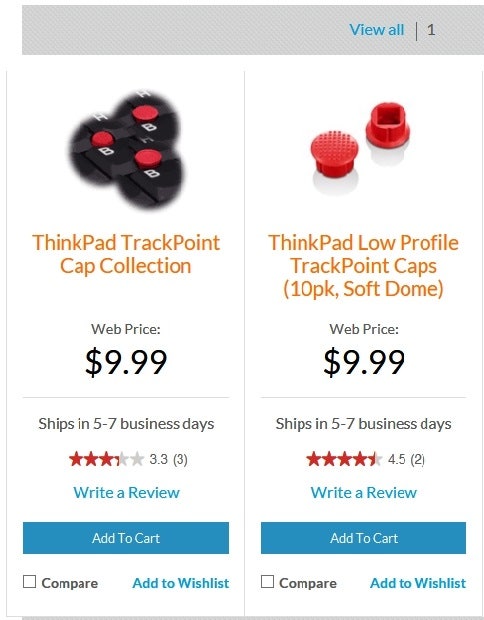 ThinkPad Super Low Profile Trackpoint Cap : 네이버 블로그