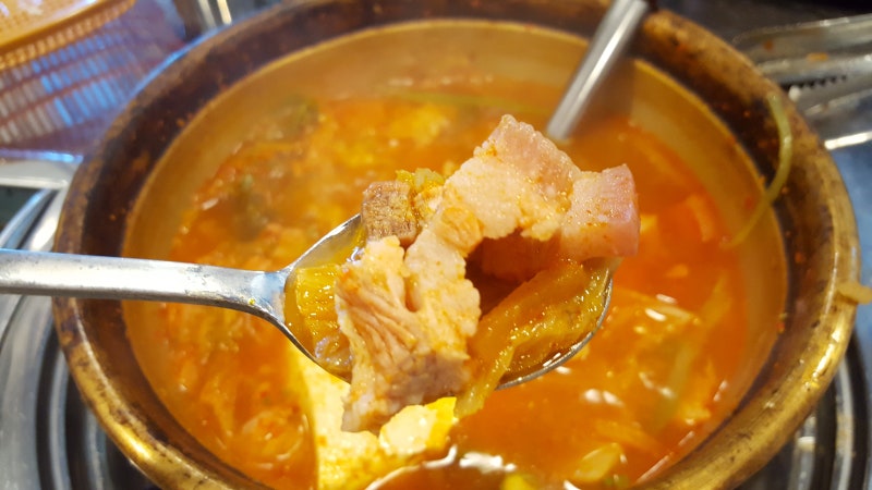 정왕동 김치찌개 백채김치찌개와 생고기 네이버 블로그