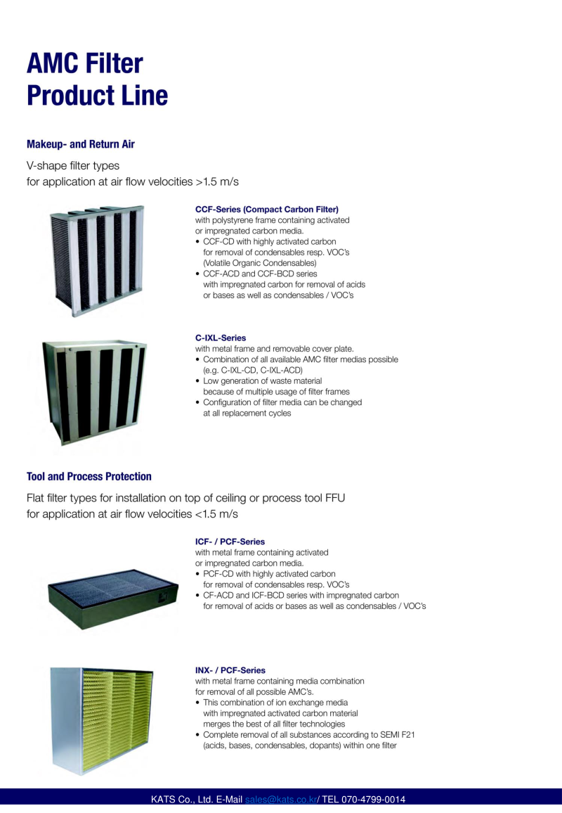 [M+W Group] AMC Filter (Airborne Molecular Contamination Filter) : 네이버 블로그