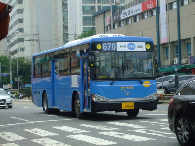 보성운수 670번 대우 NEW BS106 로얄시티 F/L NGV-6969호(2016년식) : 네이버 블로그
