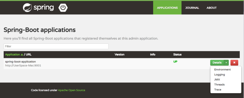 [Spring Boot] Admin Web Interface 추가 하기 : 네이버 블로그