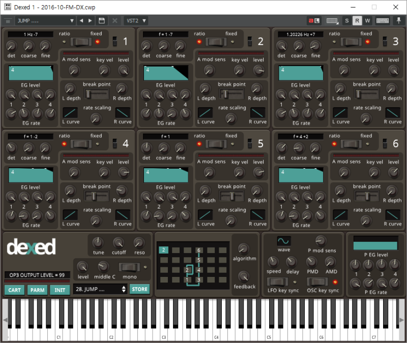 [무료 VSTi] DEXED : 네이버 블로그