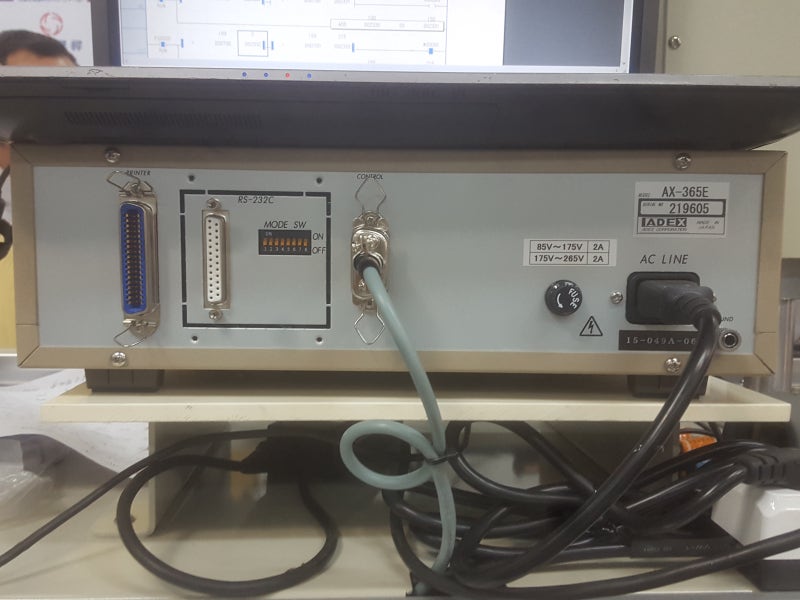 ADEX社 AX-365E 120Hz/1kHz 대용량 적층 세라믹 콘덴서(MLCC)체커 2pF 범위를 추가하여 미소 용량 측정의 ...