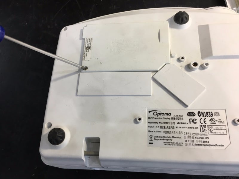 옵토마,VDHDNULV N1839 칼라휠불량사례입니다~ 참고자료(램프분리과정) : 네이버 블로그