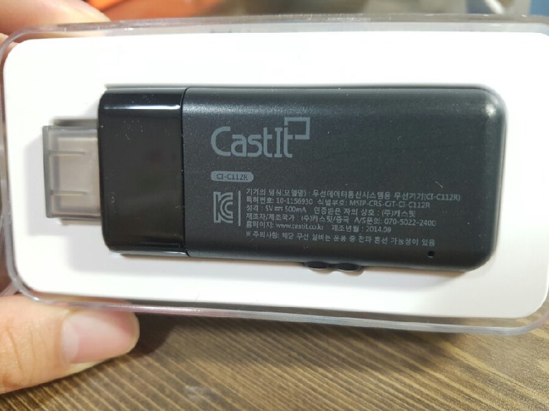 Castit 캐스팃 미러캐스트 동굴로 스마트폰화면을 TV화면으로 즐기자! 미러캐스팅 연결 Miracast Dongle, Wi ...