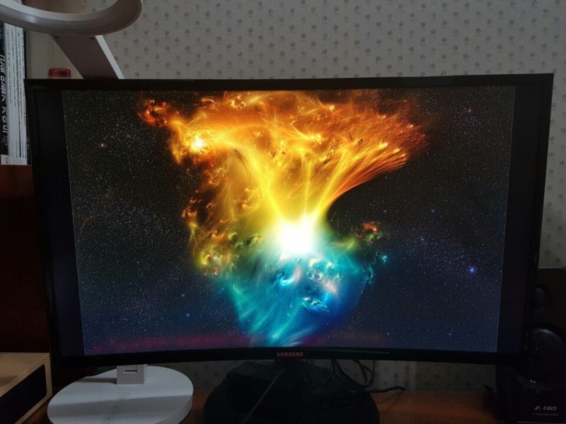 삼성 커브드모니터 C27F390 리뷰 : 네이버 블로그