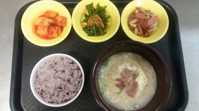 단체급식식단 베이컨계란볶음밥설렁탕and소면사리제육고추장불고기 네이버 블로그