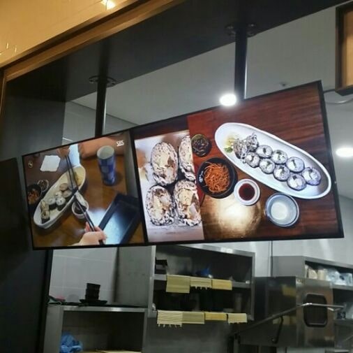 디지털메뉴보드 1단2열 멀티비젼 타입 우노렉스코스 멀티비전 디지털메뉴판 디지털광고모니터 전자게시대 Did 네이버 블로그