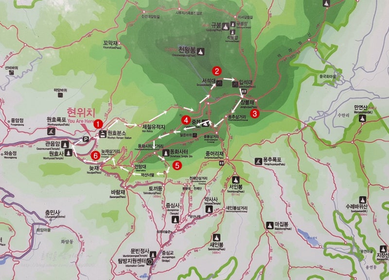 광주 무등산 등산코스 원효사코스원점회귀 네이버 블로그